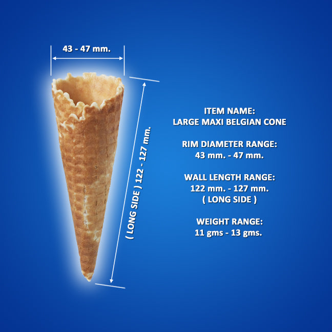 Big Time Slim Belgian Cone, 2 Tone – Judea Enterprises